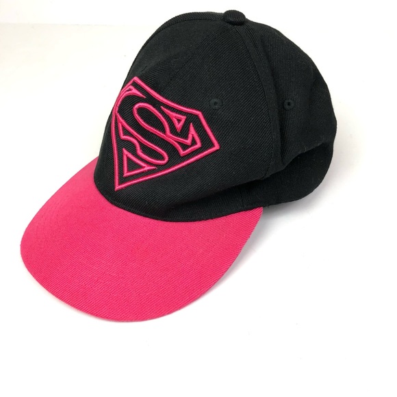 Six Flags | Accessories | Superman Six Flags Baseball Hat Cap Black ...